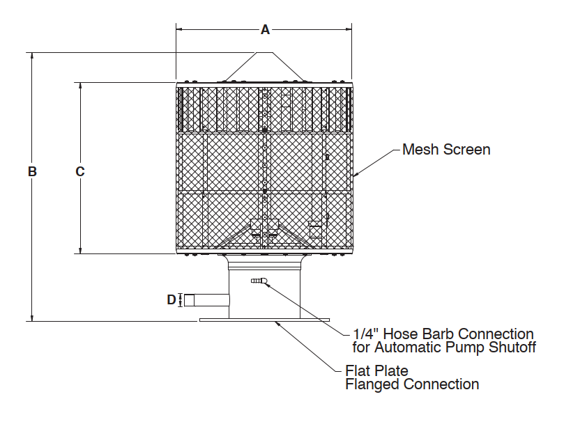 PC - Self-Cleaning Intake Screen - LAKOS Filtration Solutions