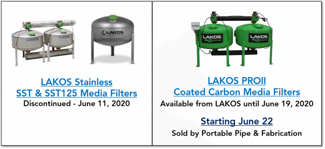 PROII, SST and SST125 - Media Filters (Discontinued) - LAKOS Filtration Solutions